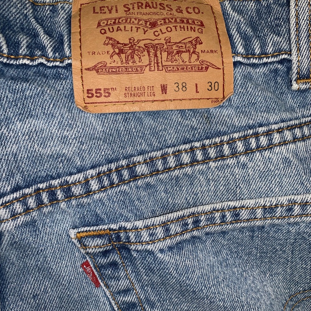 Levi’s 555 Relaxed Fit Straight Leg Mens Jeans - Gem